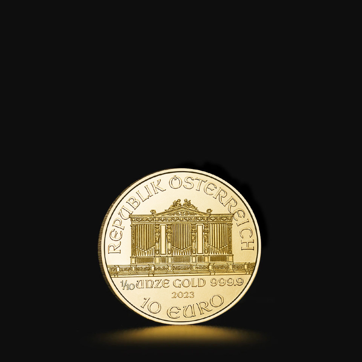 1/10oz Austrian Philharmonic Gold Coin - Tavex Bullion