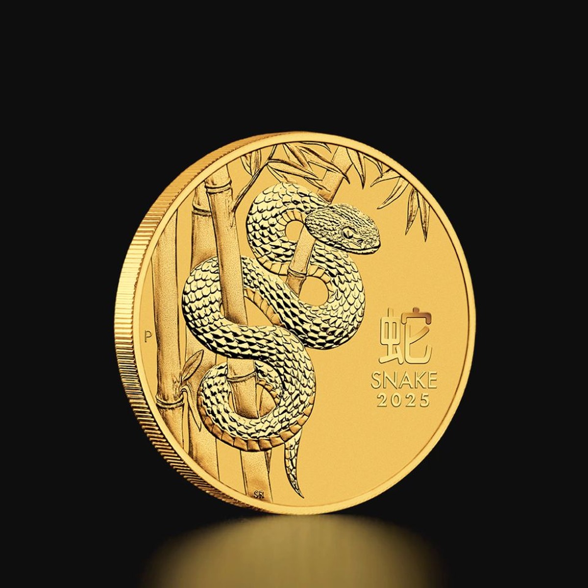 1/2 oz Australian Lunar Year of the Snake 2025 Gold Coin | Tavex Lithuania