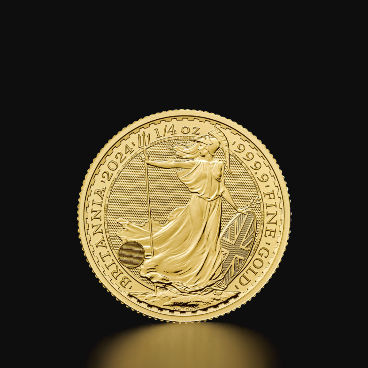 1/4oz British Britannia Gold Coin 2024 - Tavex Bullion