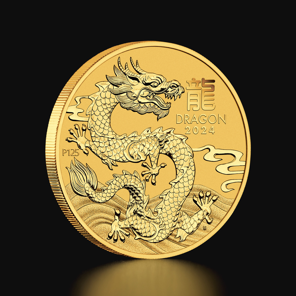 1 oz Australian Lunar Year of the Dragon 2024 Gold Coin | Tavex Lithuania
