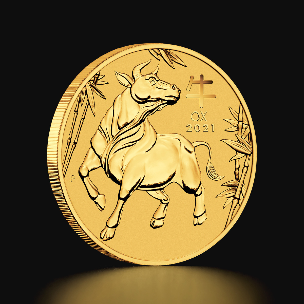 1 oz Australian Lunar Year of the Ox 2021 Gold Coin - Tavex Bullion