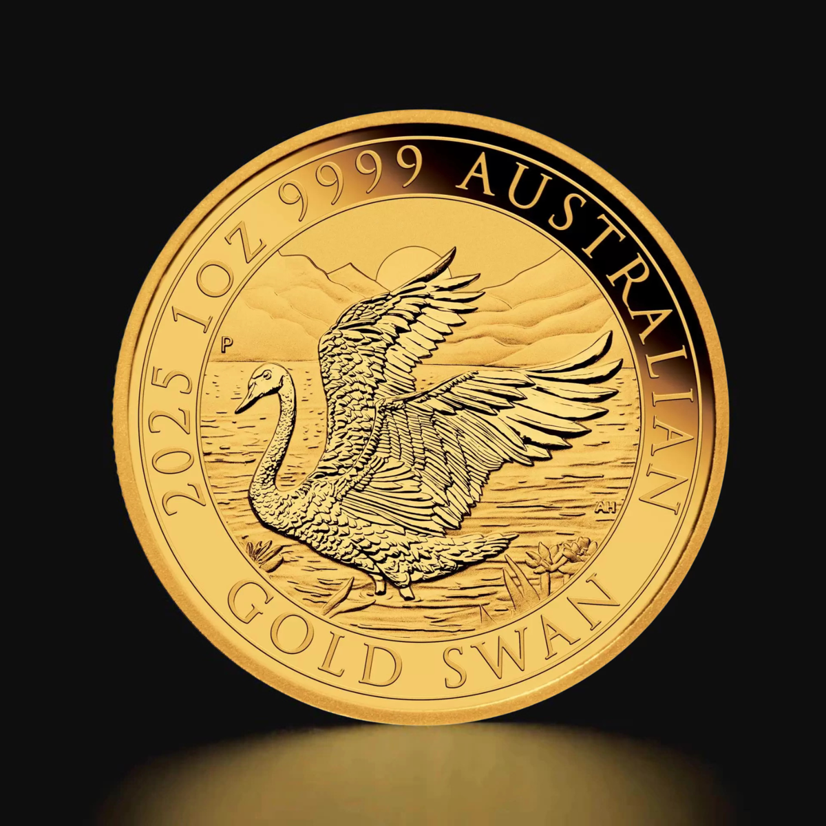 1oz Australian Swan Gold Coin 2025 - Tavex Bullion