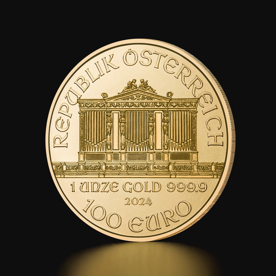1oz Austrian Philharmonic Gold Coin - Tavex Bullion