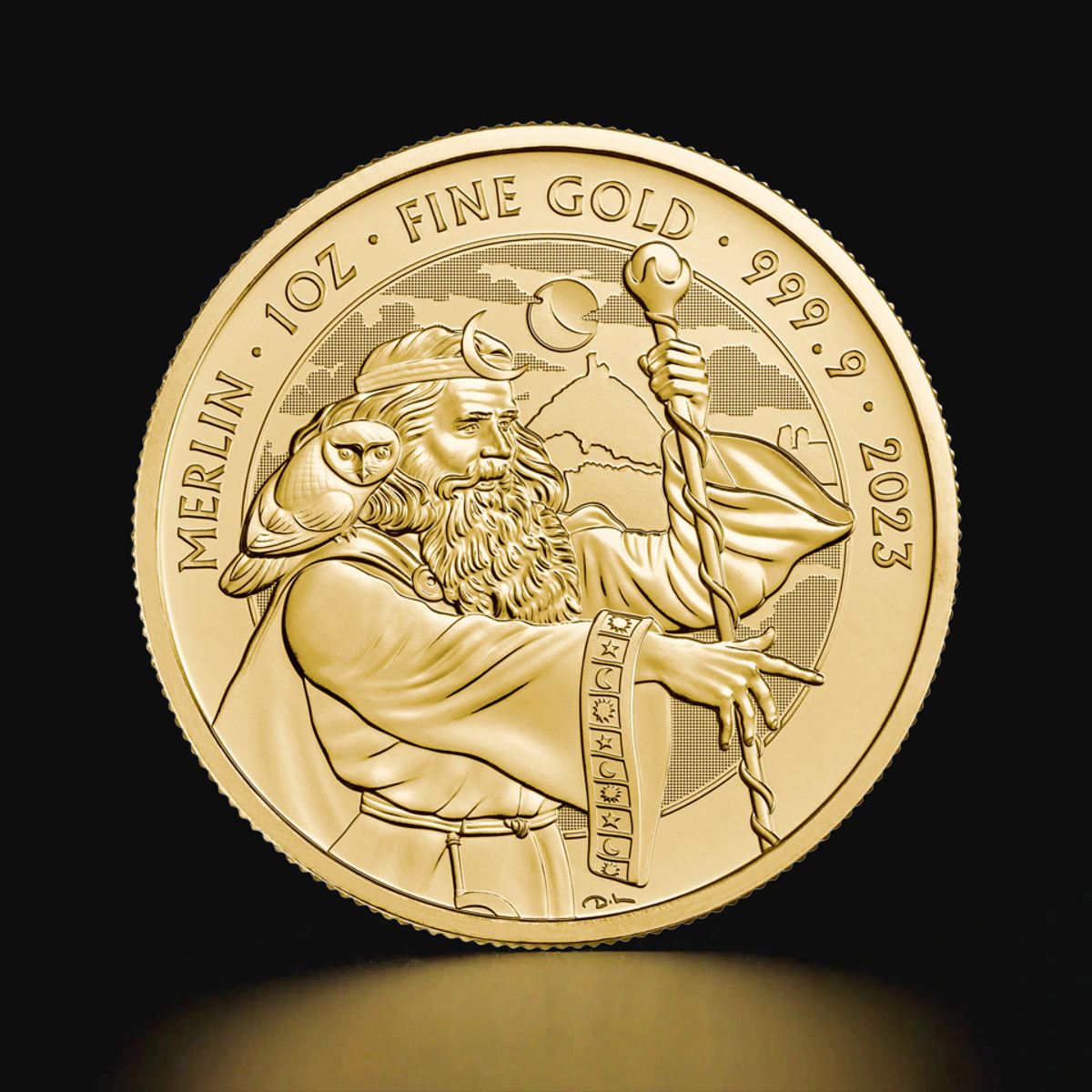 1oz British Myths and Legends Merlin Gold Coin - Tavex Bullion