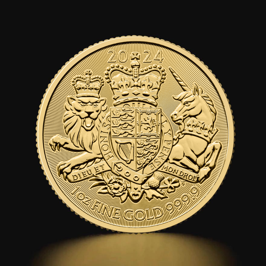 1oz British Royal Arms Gold Bullion Coin 2024 - Tavex United Kingdom