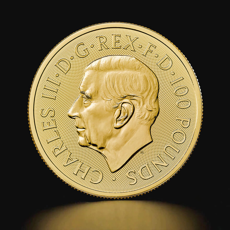 1oz St George and the Dragon Gold Coin 2024 - Tavex Bullion