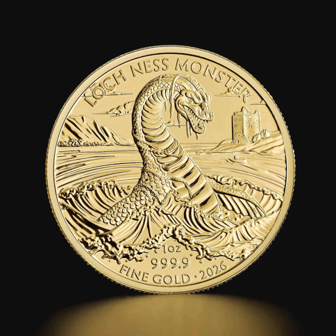 Legendary Creatures Series Launch: Loch Ness Monster Gold & Silver ...