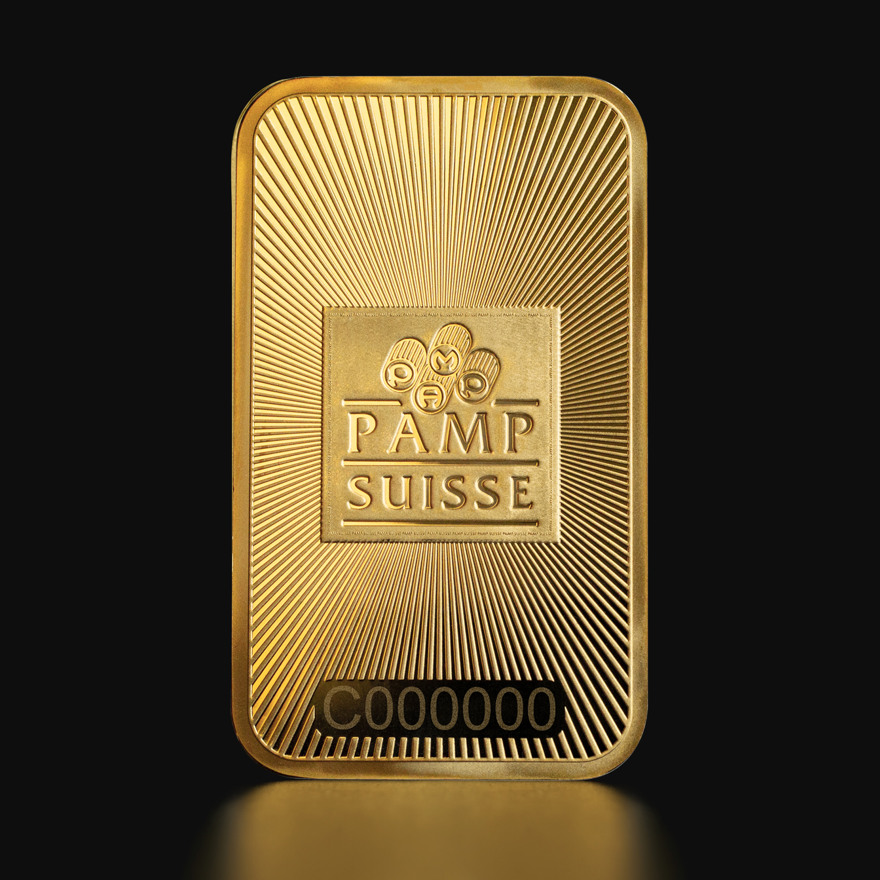 1oz PAMP Suisse Gold Bar - Tavex Bullion