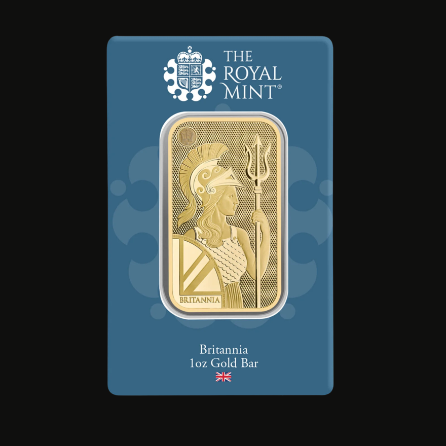 1oz Royal Mint Britannia Gold Bar - Tavex United Kingdom
