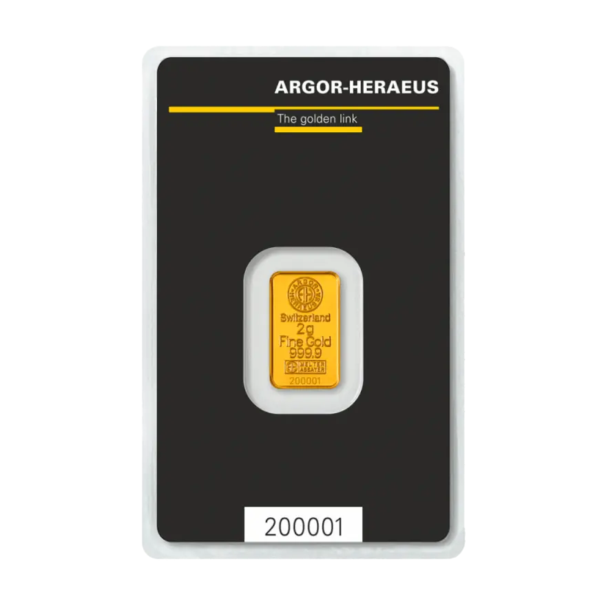 2g Gold Bars (Best Value) - Tavex Bullion
