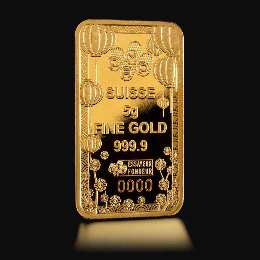 5g PAMP Good Luck Gold Bar - Tavex Bullion