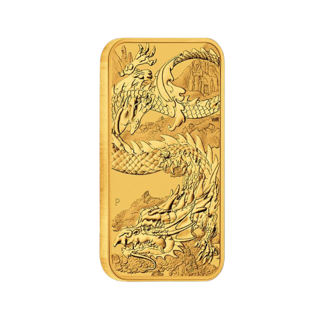 Unlocking the Mystique: The 1oz Australian Dragon Rectangular Gold Coin ...