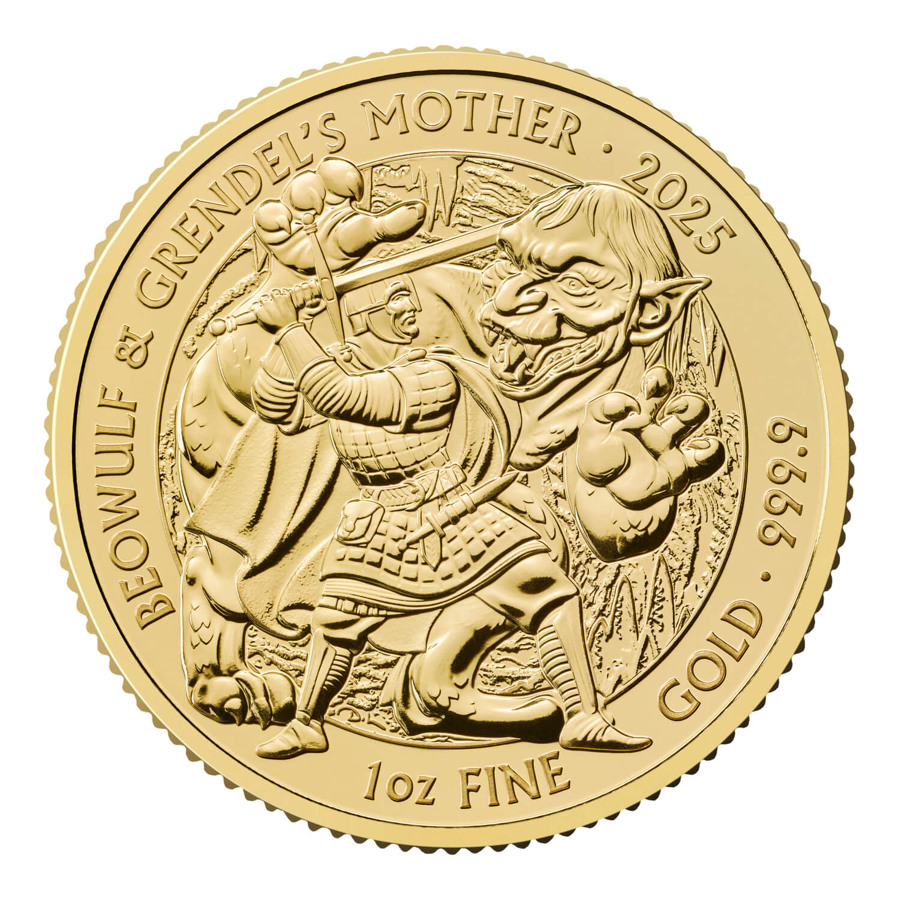 The New 2025 Beowulf and Grendel's Mother Gold Bullion Coin - Tavex ...