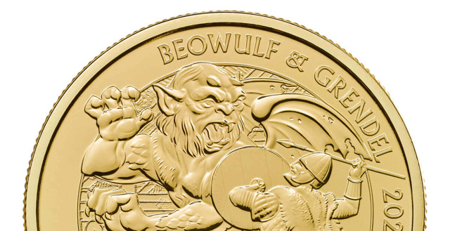 The New 2025 Beowulf and Grendel's Mother Gold Bullion Coin - Tavex Bullion