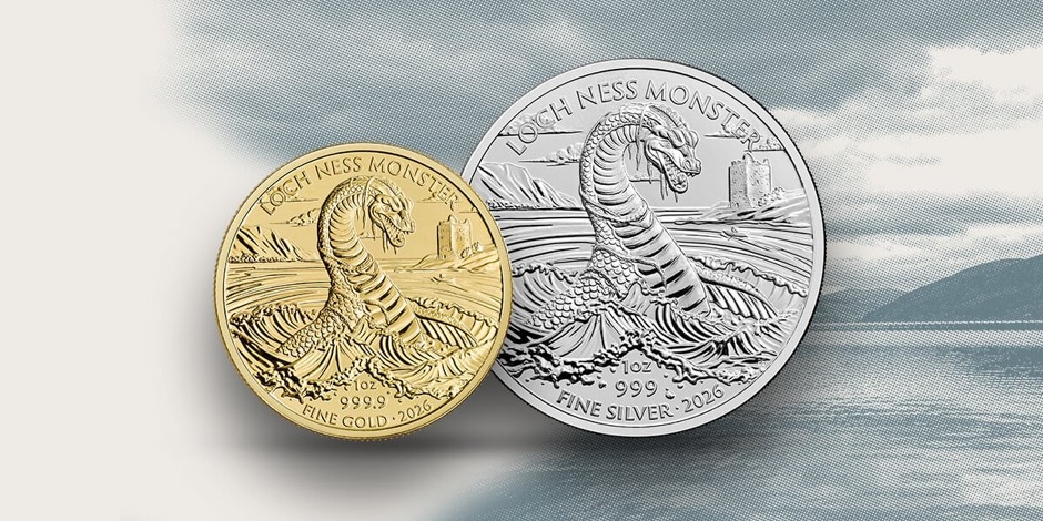 Legendary Creatures Series Launch: Loch Ness Monster Gold & Silver ...